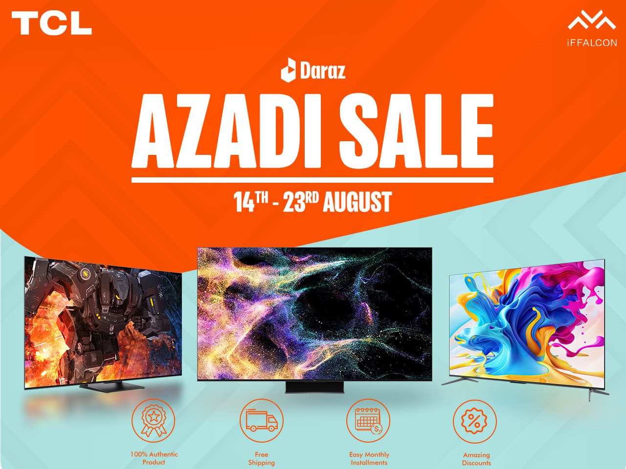TCL, Daraz unveil grand Azadi Sale 2023