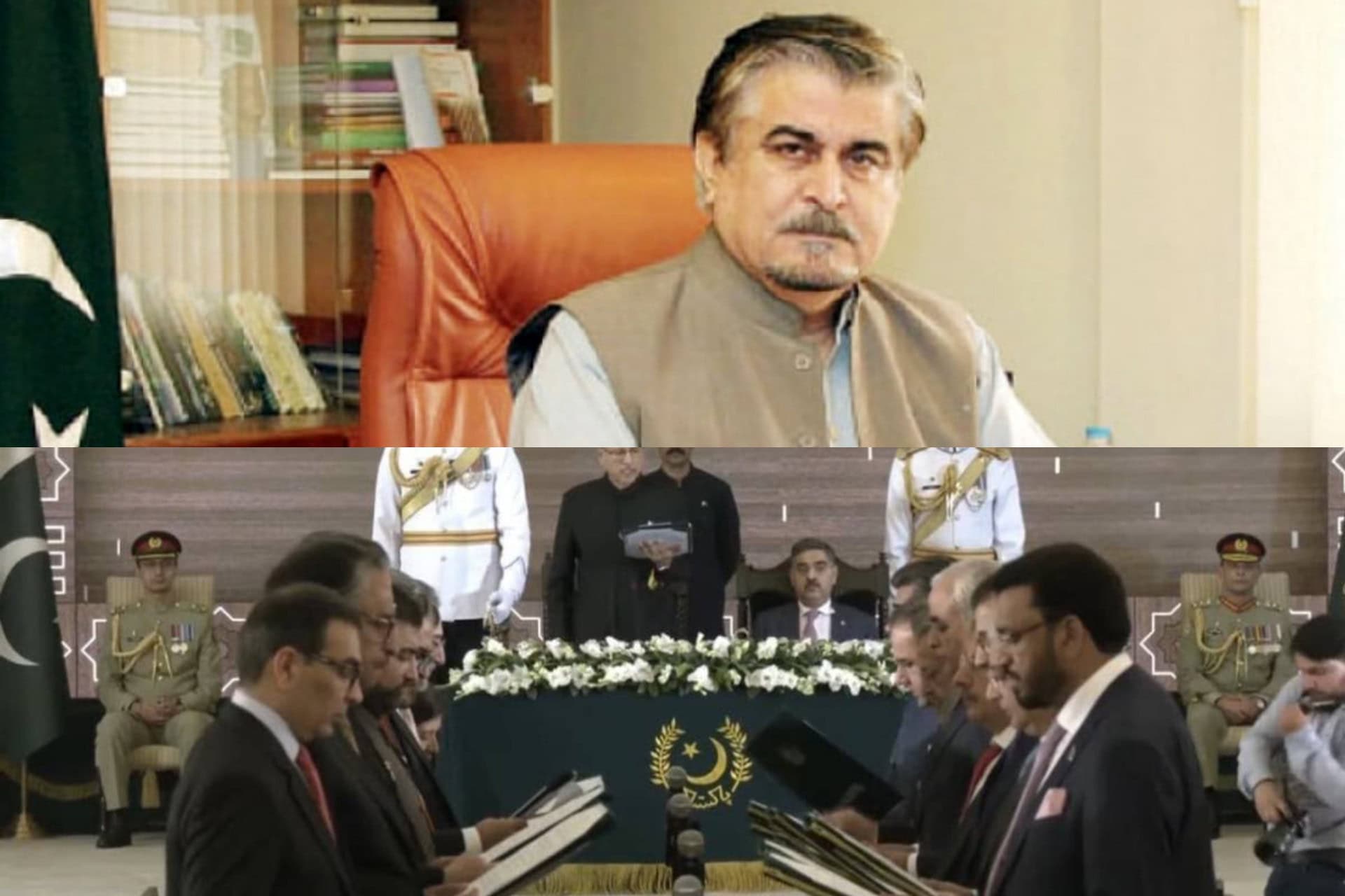 Who is Jamal Shah, caretaker Minister for National Heritage and Culture?