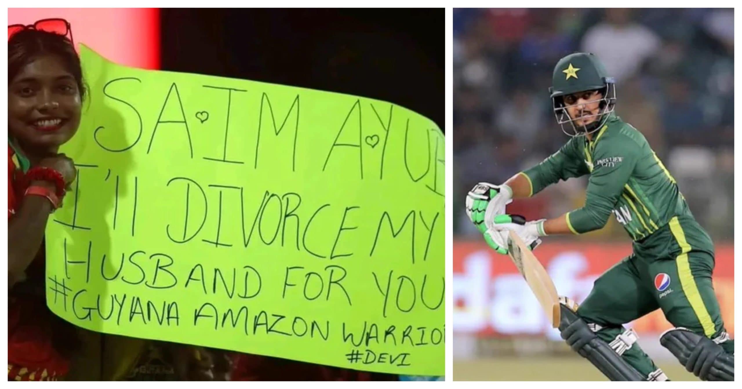 ‘Ready to divorce my husband’: Fan goes crazy for Pakistani batter Saim ...