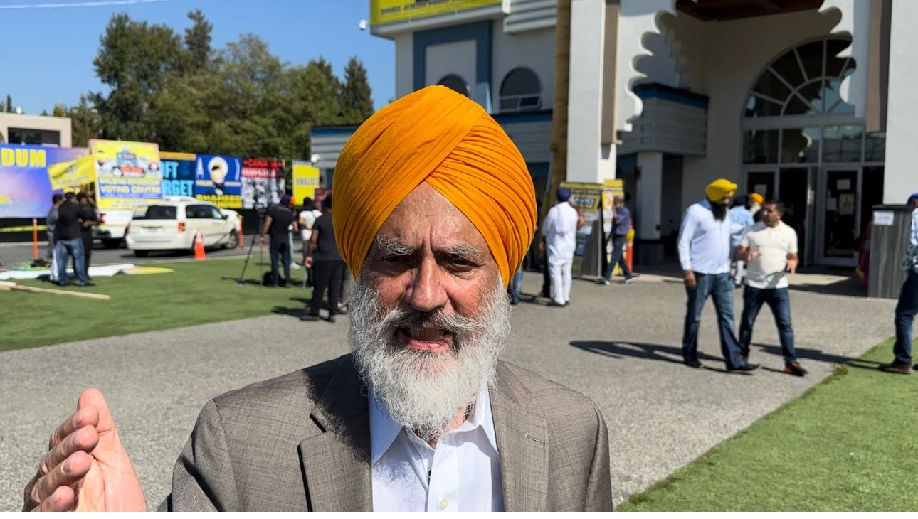 Sikhs vote for Khalistan Referendum at Canada gurdwara today