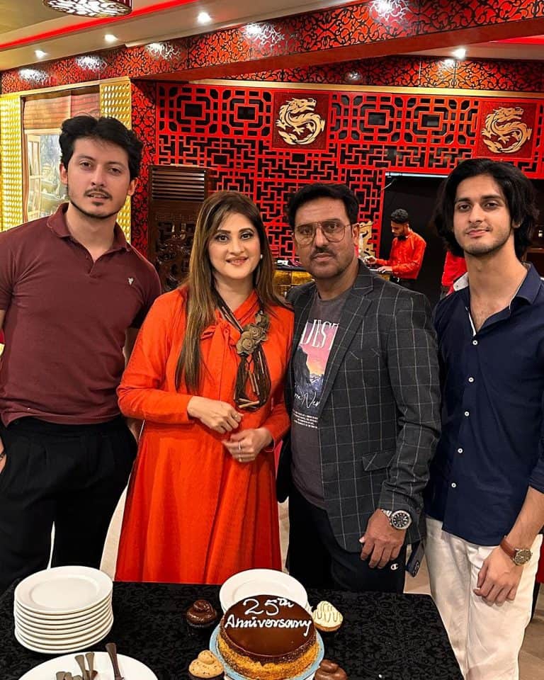 Sahiba and Rambo celebrate 25th wedding anniversary with family