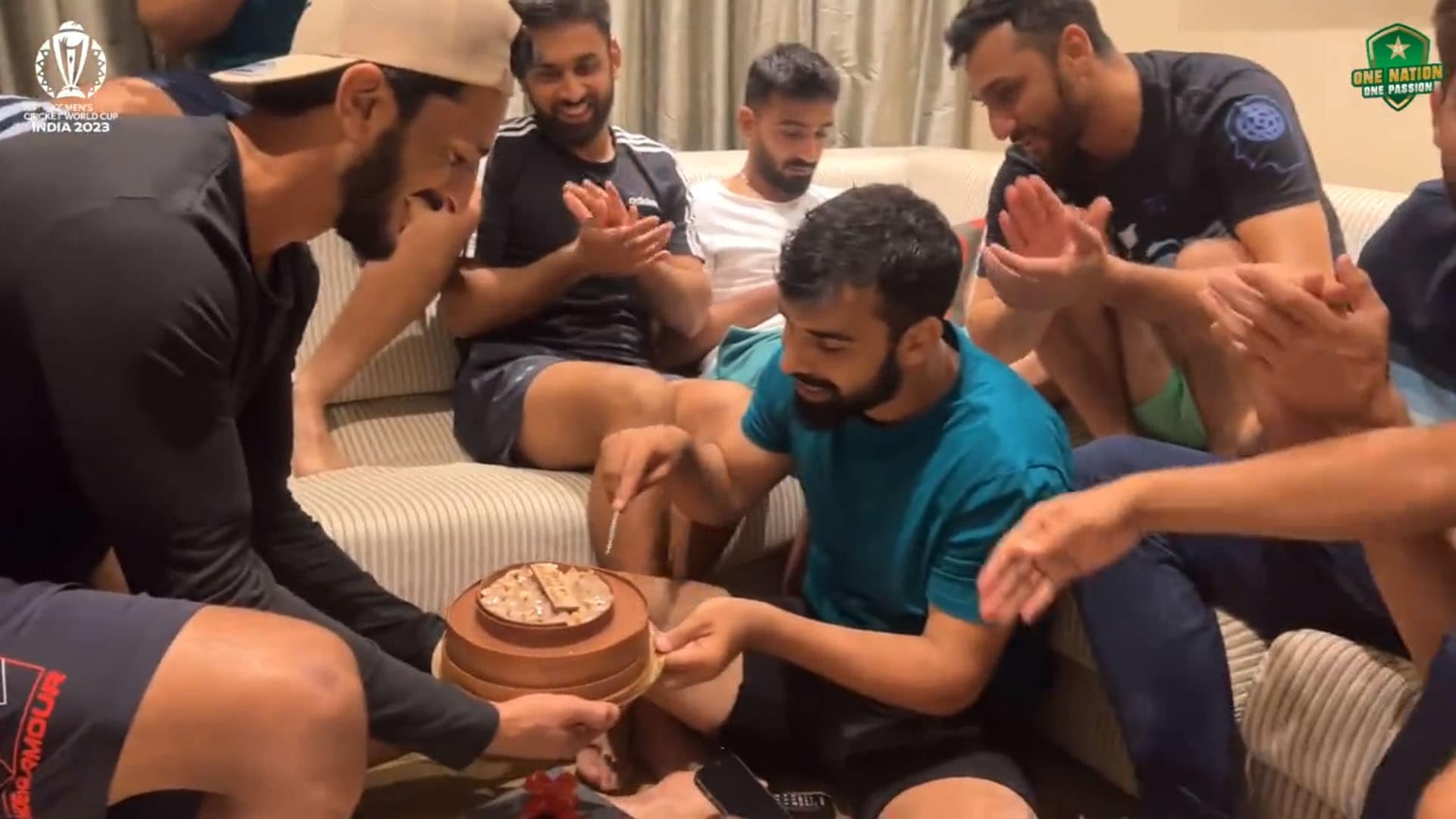 Surprise birthday celebrations for Shadab Khan in Hyderabad during ...
