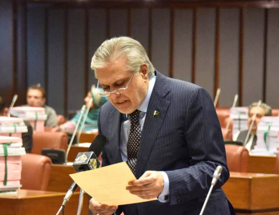 PML-N leader Ishaq Dar appointed leader of the house in Senate