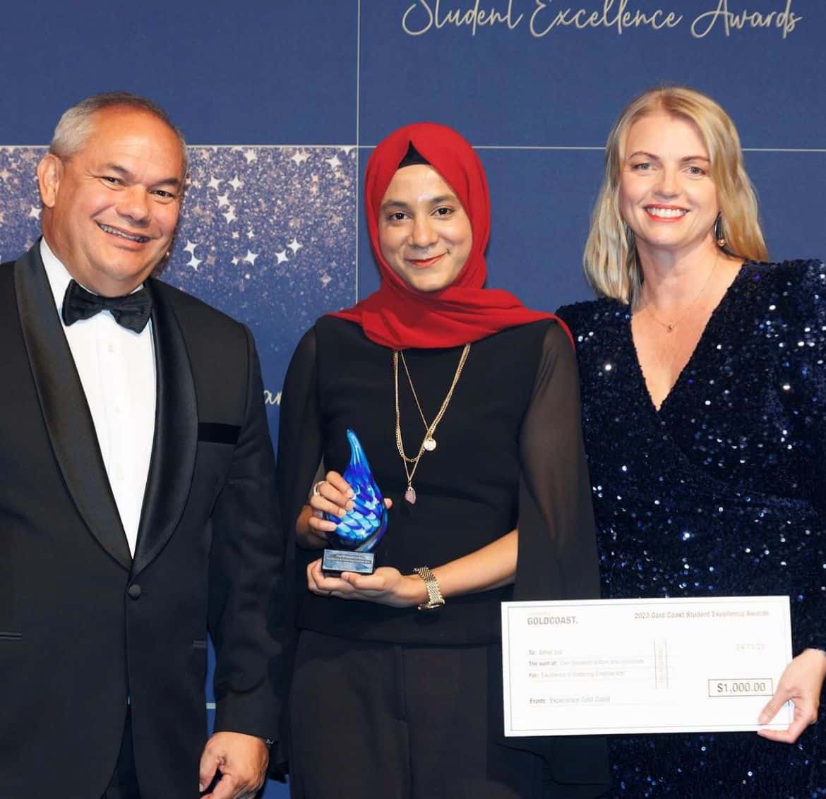 Sehar Ijaz makes history with Gold Coast Student Excellence Award win