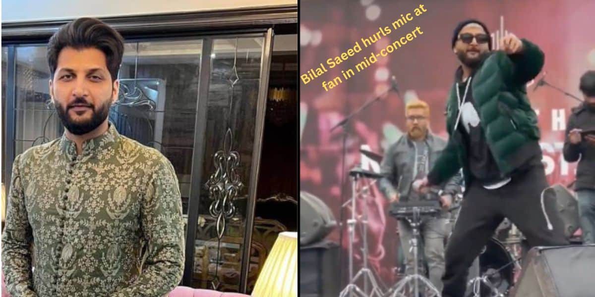 Bilal Saeed hurls mic at fan in mid-concert