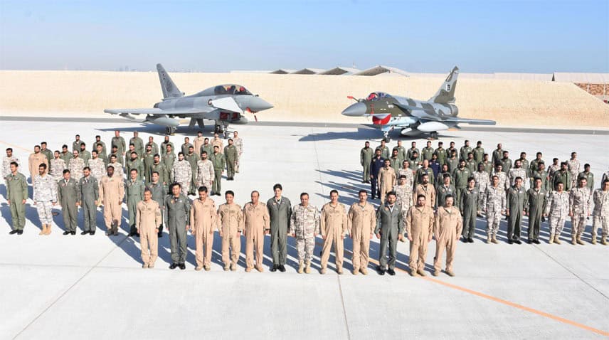 Pakistan-Qatar joint aerial exercise Zilzaal-II begins