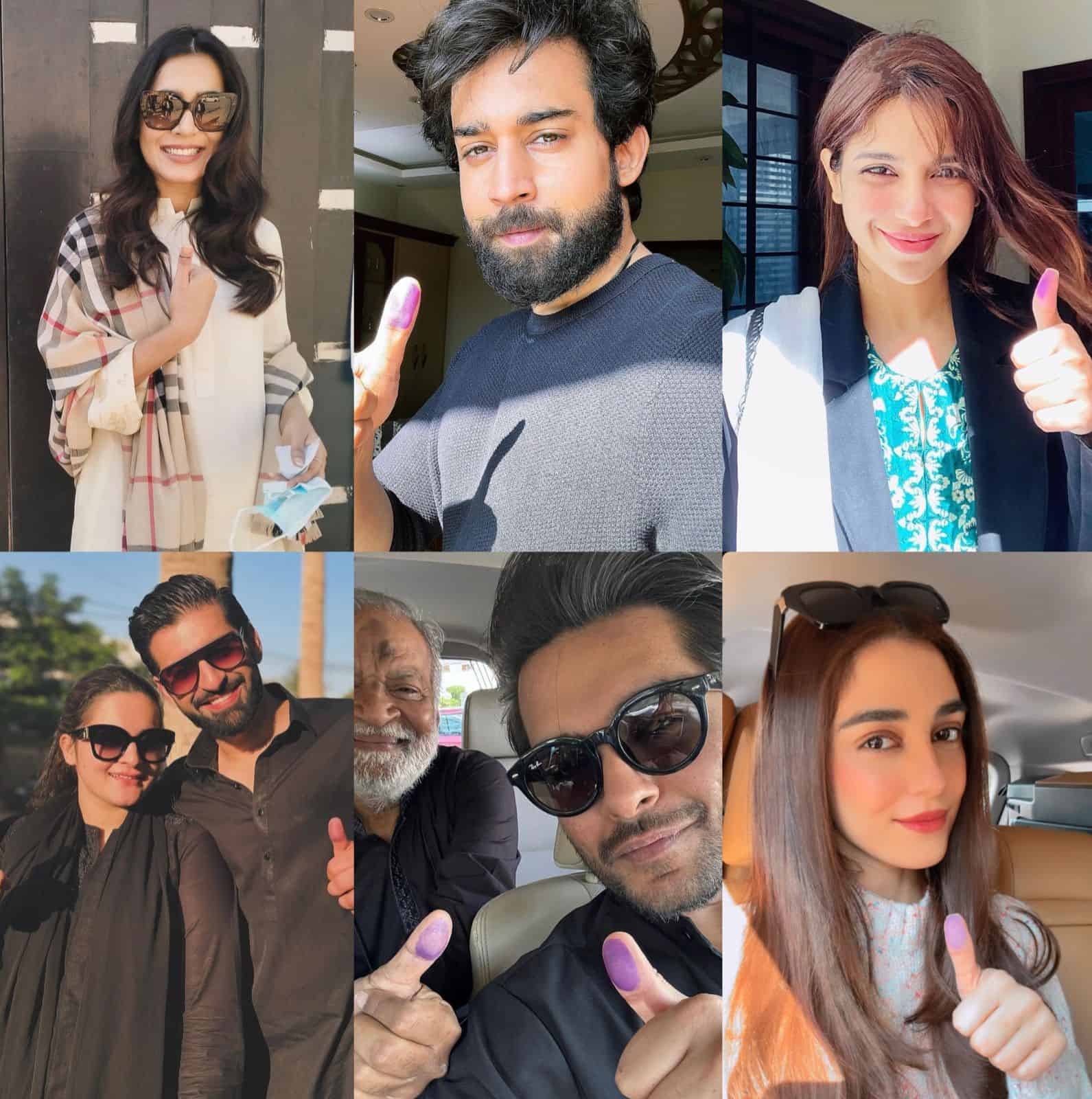 Mahira Khan, Bilal Abbas, Maya Ali and many more encourage voting in ...
