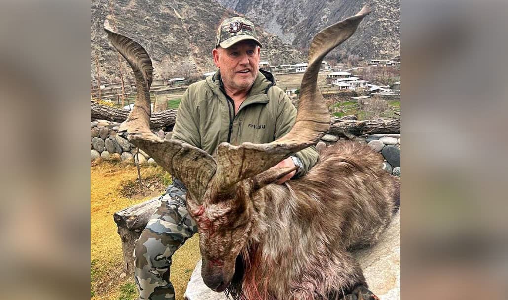 American hunter pays Rs349 million to kill Kashmiri Markhor in Chitral