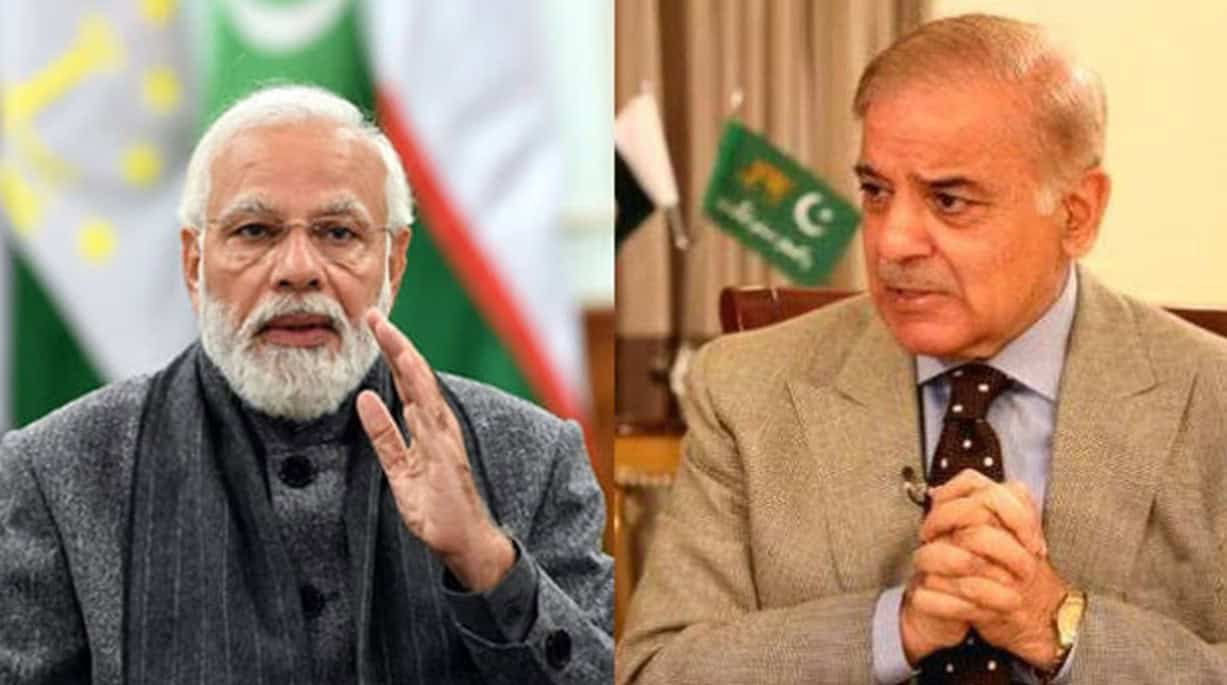 Indian PM Narendra Modi felicitates Pakistan’s new PM Shehbaz Sharif
