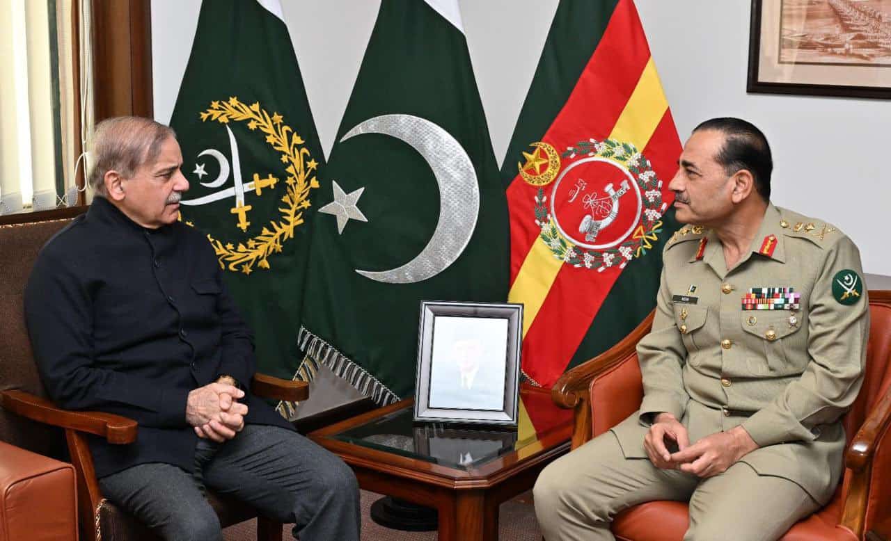 PM Shehbaz visits GHQ, discusses matters of national security with COAS Asim Munir