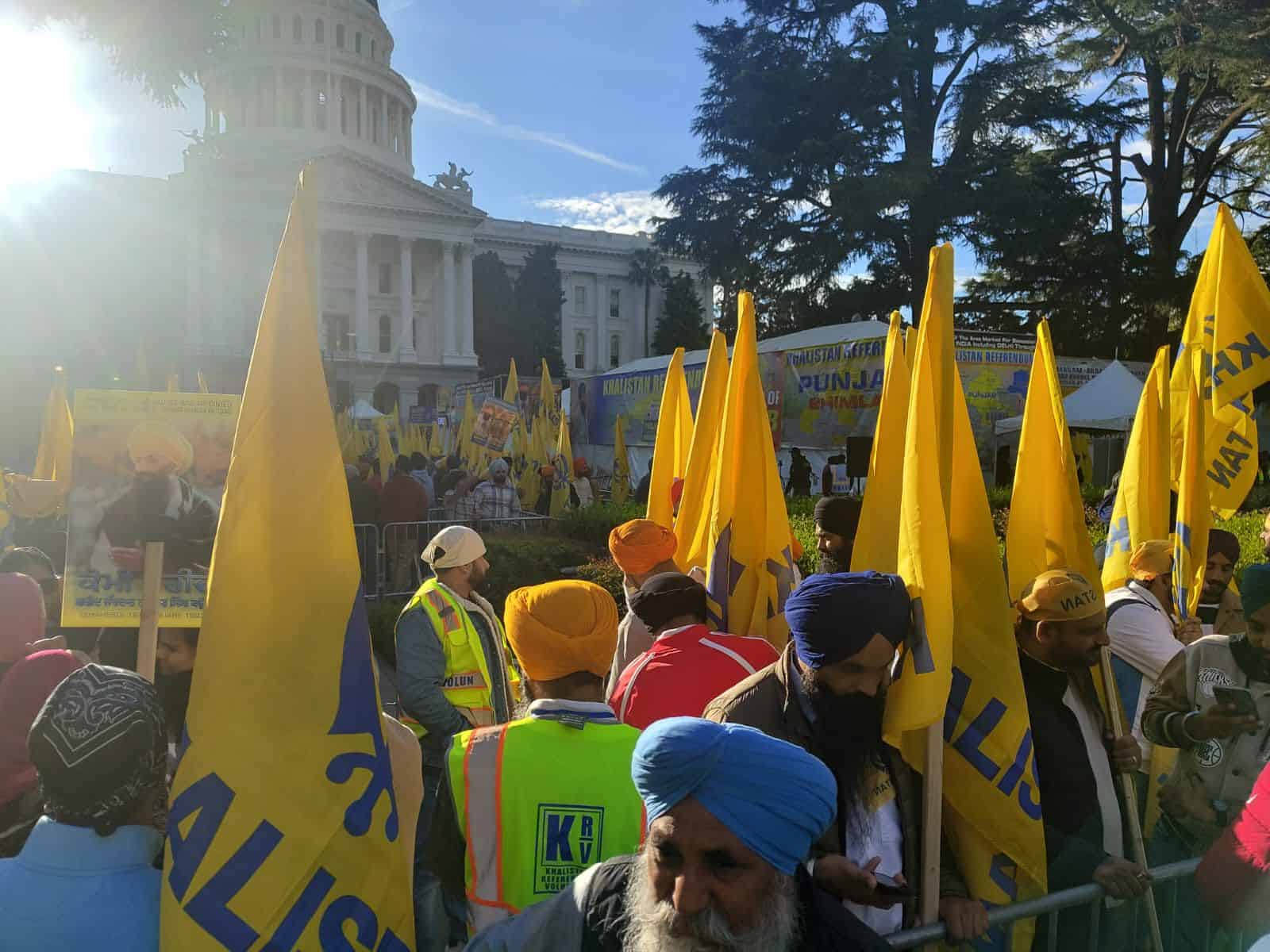 US Sikhs rally for Khalistan Referendum in historic Sacramento ...