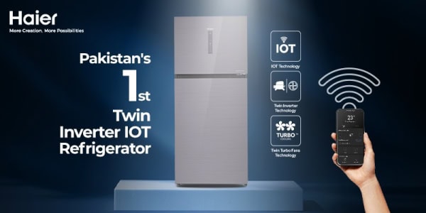 Experience the Future with Haier Twin Inverter IOT Refrigerator