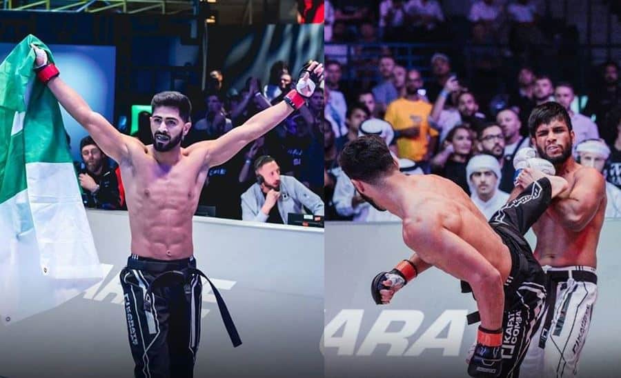 Pakistan’s Shahzaib Rindh beats India’s Rana Singh 2-1 in Karate Combat 45