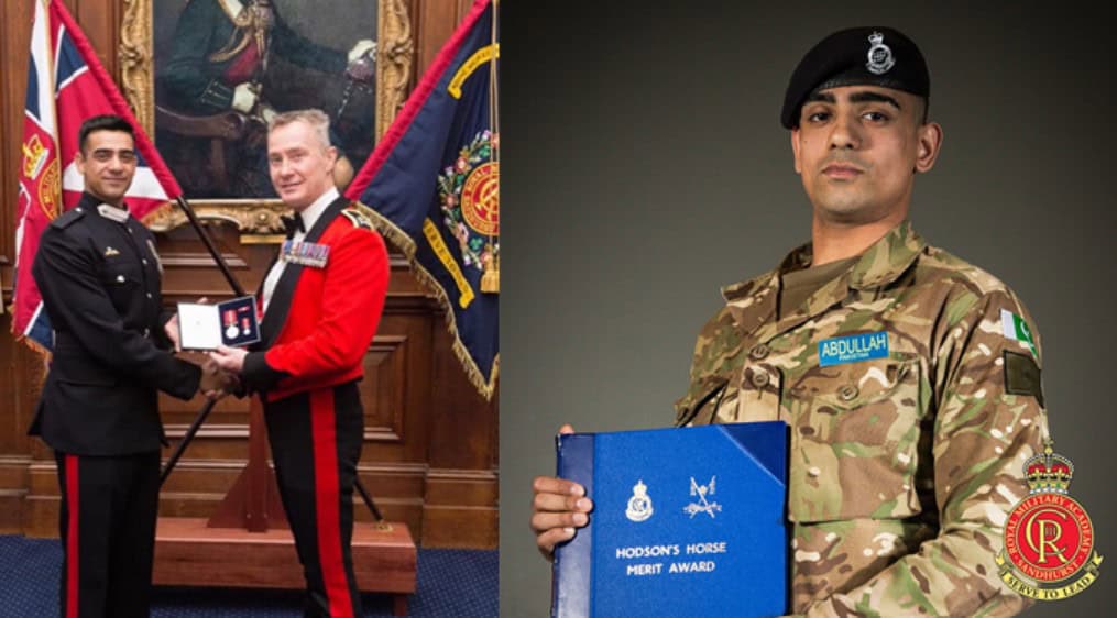 Pakistani cadet Muhammad Abdullah awarded at Royal Military Academy