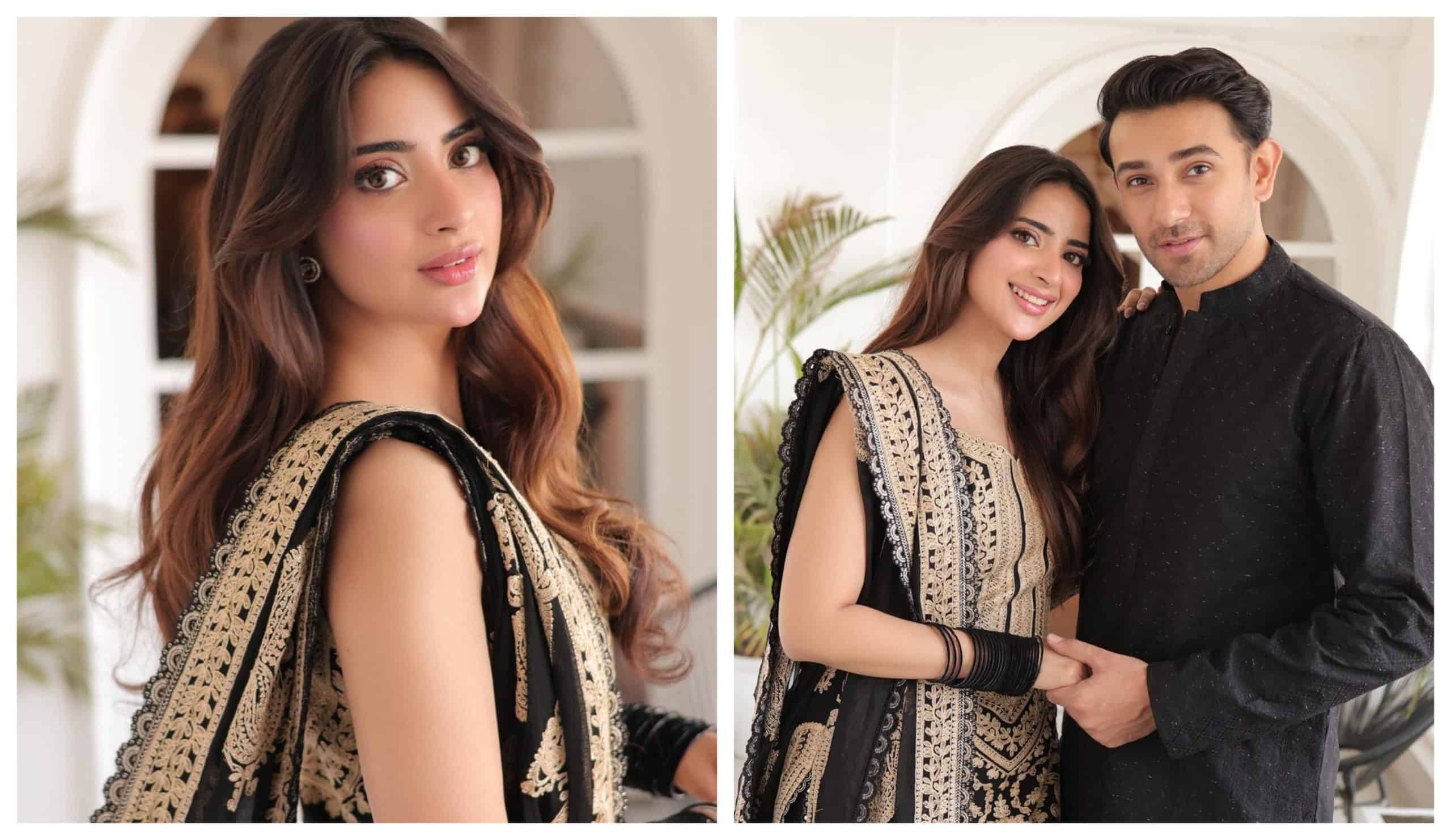 Saboor Aly, Ali Ansari celebrate Eid in style (See Photos)