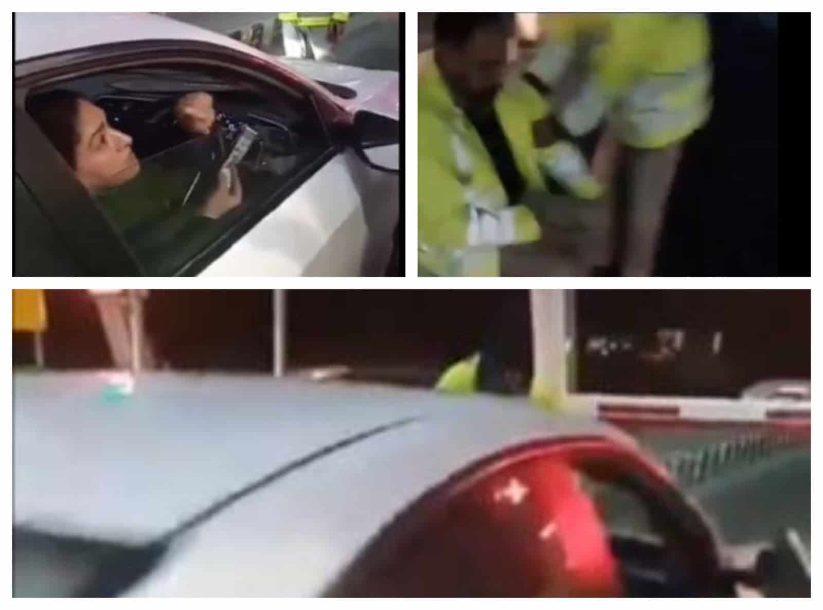 Video of woman running over highway police officer gets viral