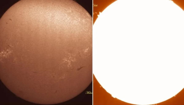 Arab astronomer captures giant sunspot behind Northern Lights phenomenon