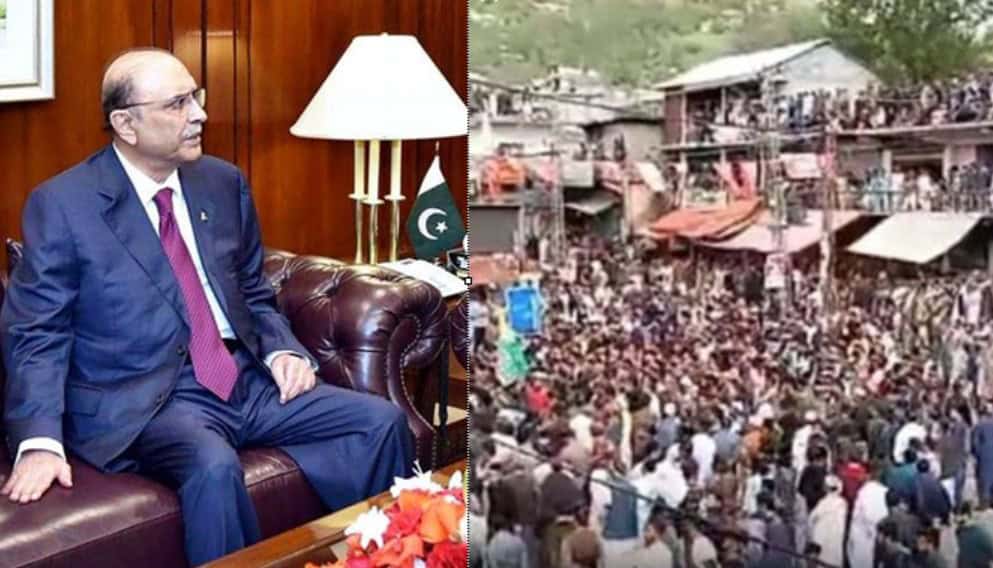 President Zardari summons emergency meeting as AJK protests turn violent