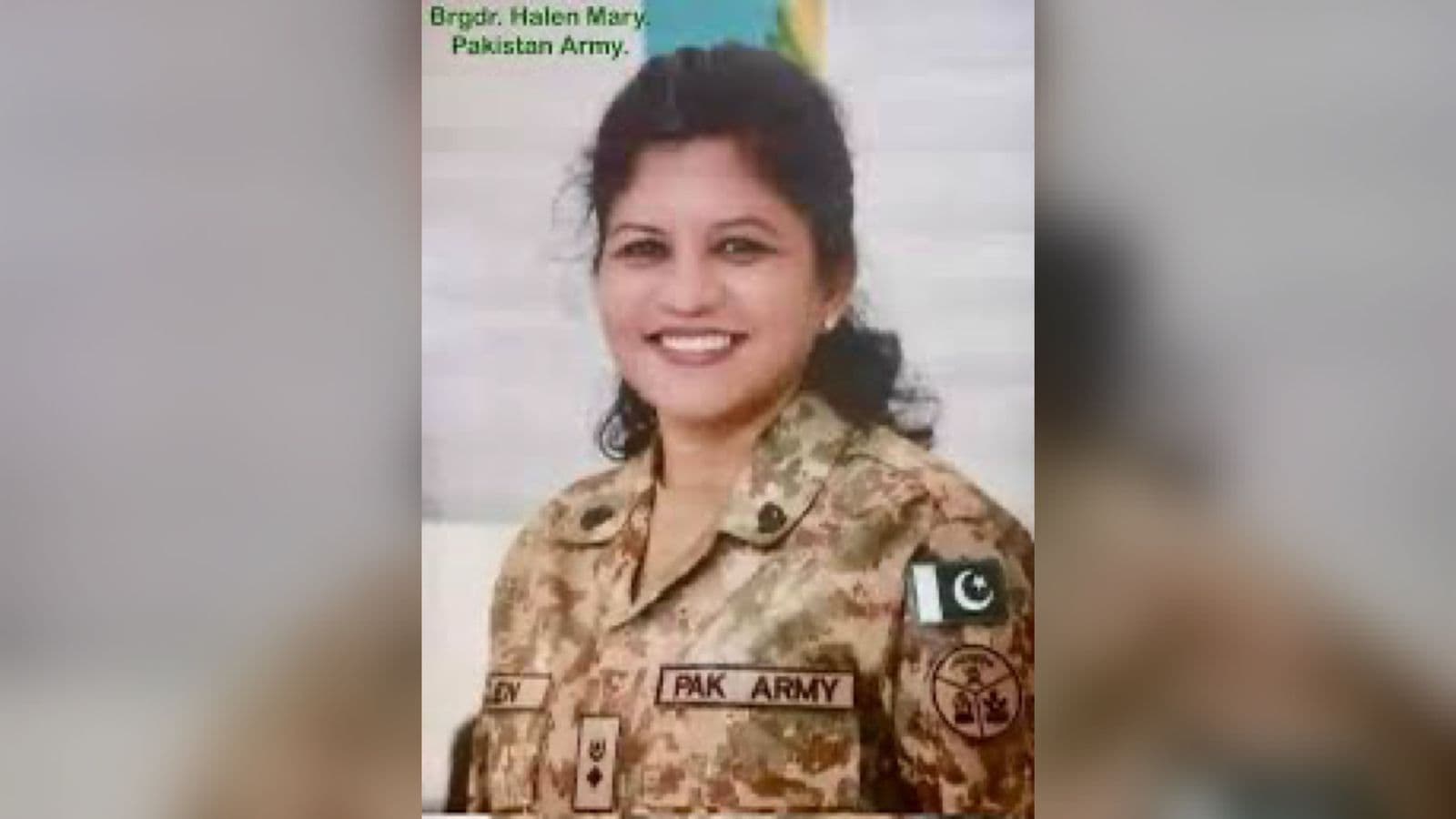 Helen Mary Roberts becomes first christian woman brigadier in Pakistan army