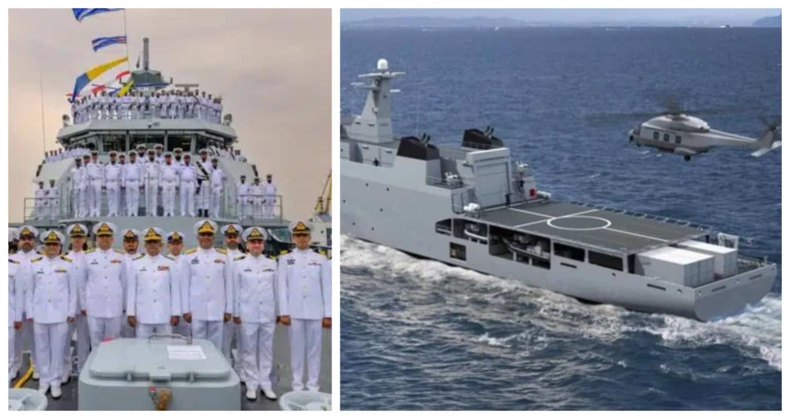Pakistan Navy inducts offshore patrol vessel PNS Hunain