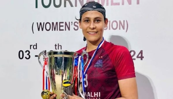 Pakistani volleyball player Azra Farooq wins Most Valuable Player title ...