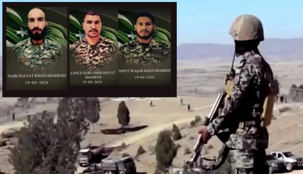 Three troops martyred, five Khawarij killed as militants infiltration ...