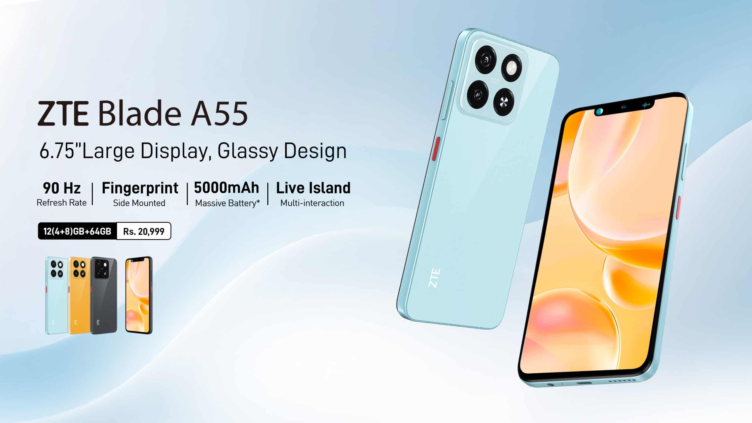 ZTE Blade A55 arrives in Pakistan: affordable excellence in your hands