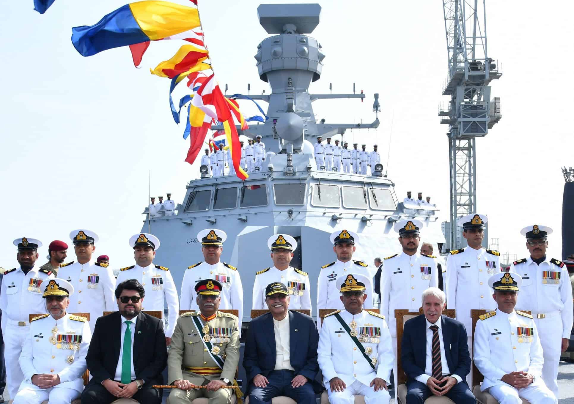 Pakistan Navy inducts two new warships