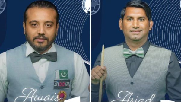 Asjad Iqbal, Awais Muneer win big on opening day of IBSF World 6-Red ...