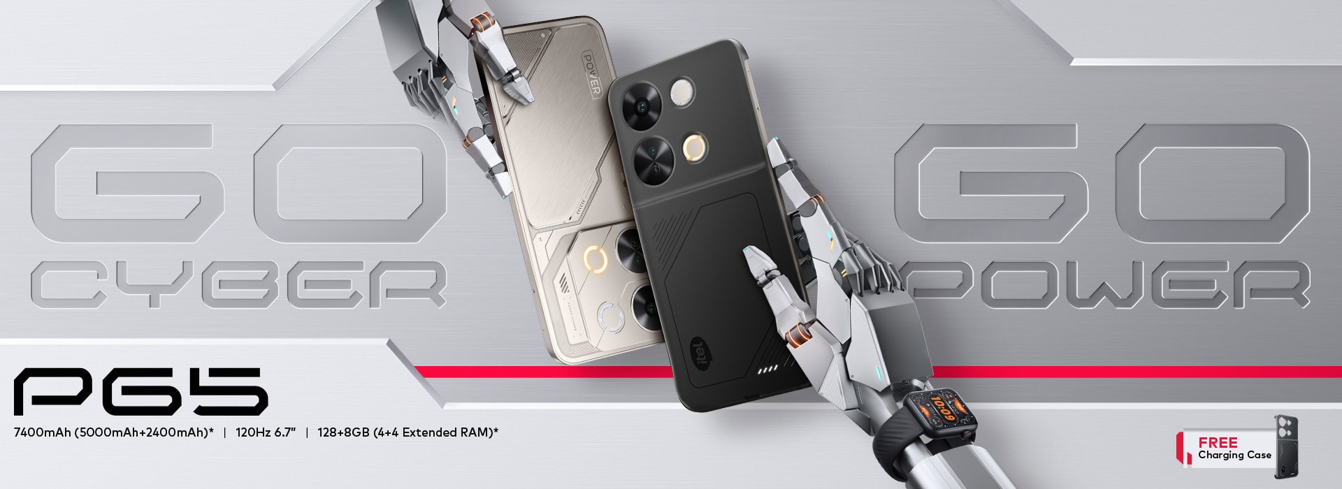 itel Unveils P65, The First Powerful Cyber Design Smartphone Featuring ...
