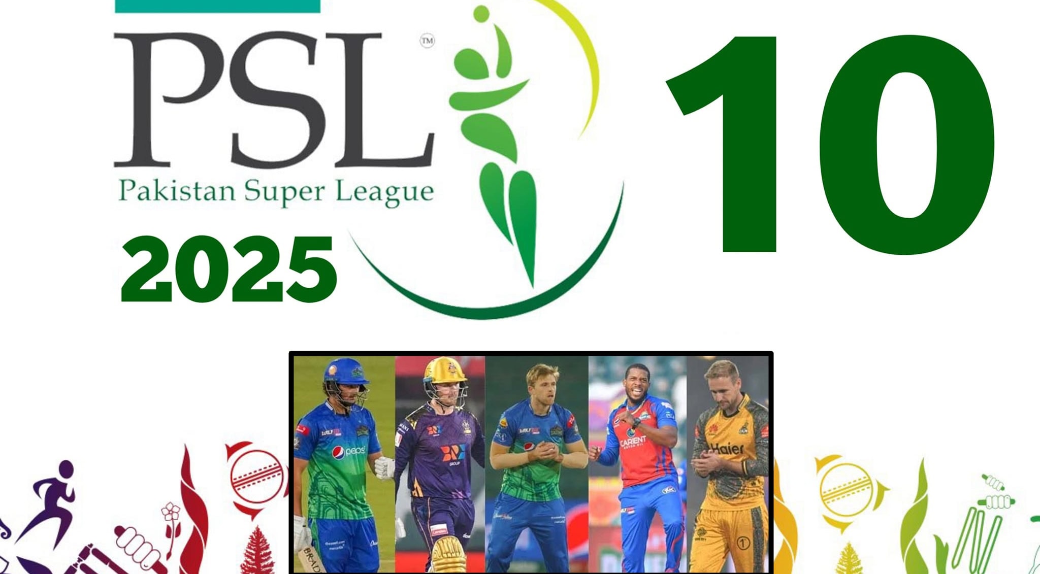 PSL10 foreign players list unveiled – These global stars to light up tournament this time