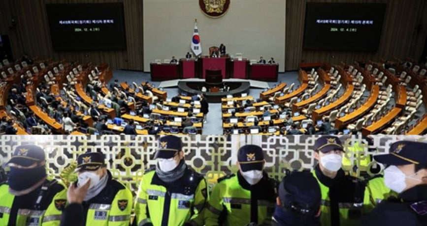 South Korean Parliament overturns Martial Law amid mid-night protests