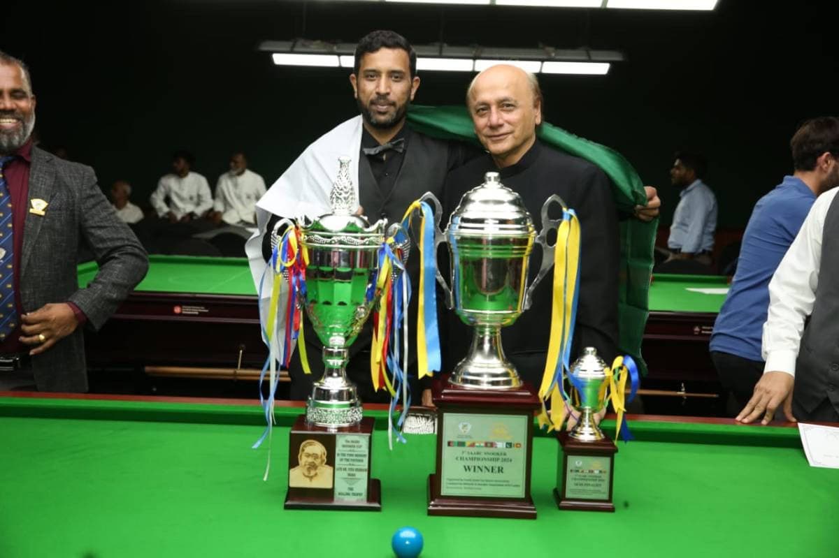 Muhammad Asif wins Saarc Snooker Championship