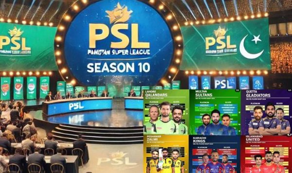 PSL 10 Draft: Check full list of players picked by all franchises