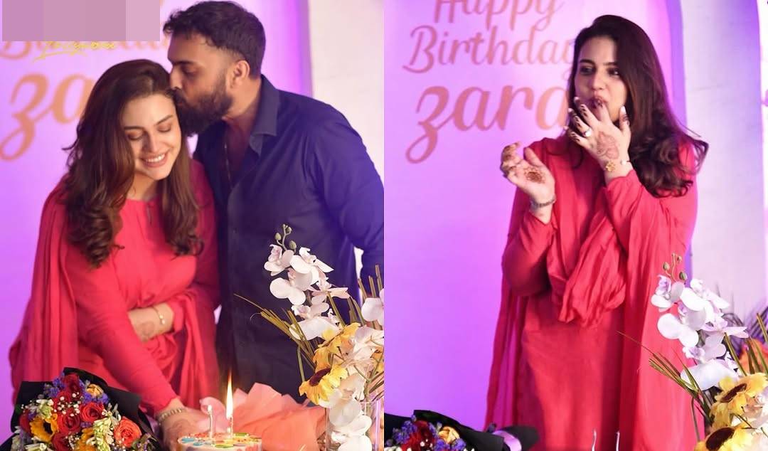 Asad Siddiqui’s heartfelt surprise for Zara Noor on birthday leaves ...