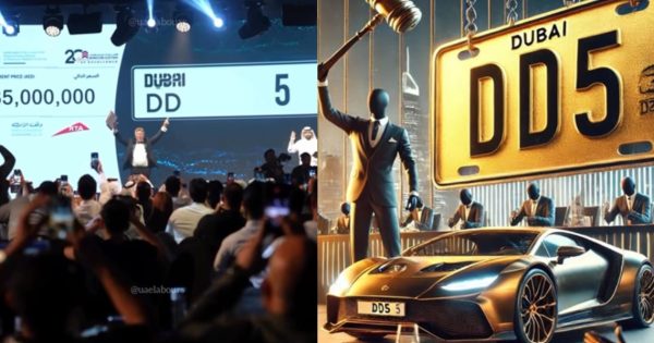 Dubai’s Most Expensive Number Plate sold for Rs2.66 billion