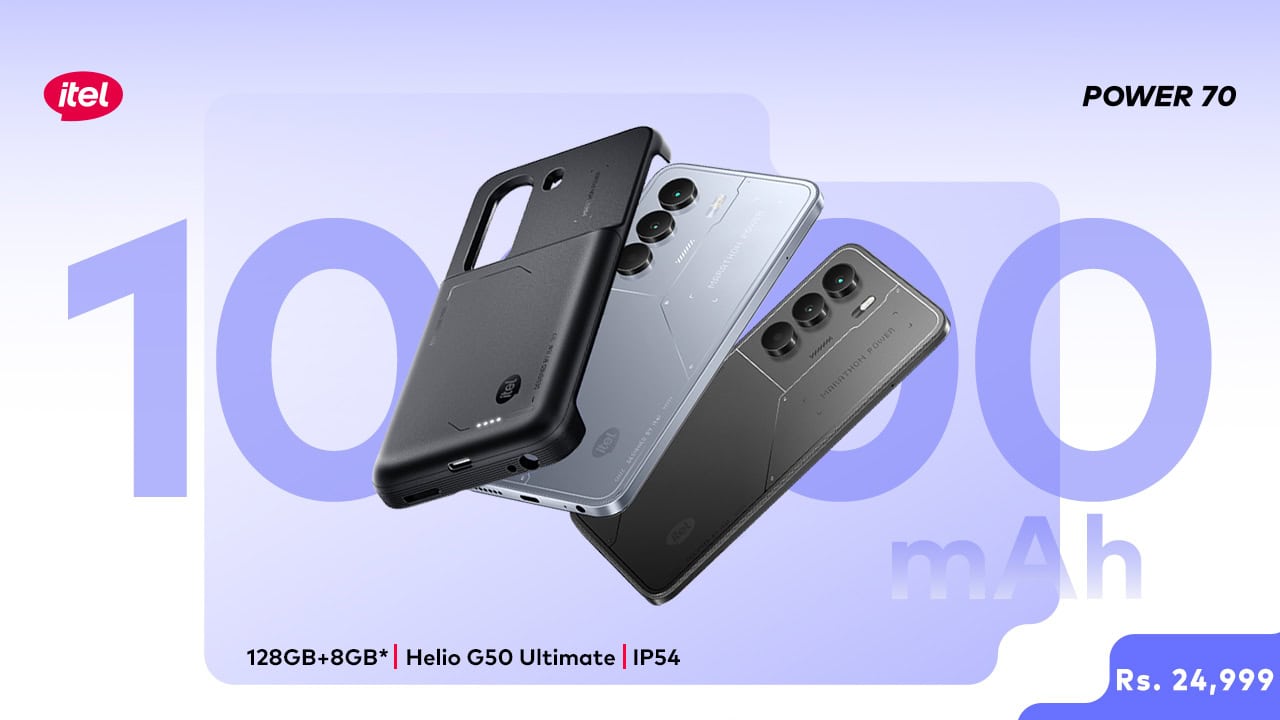 itel Launches Power 70 in Pakistan: Say Goodbye to Battery Anxiety—Sukoon Hai with a 10,000mAh ...