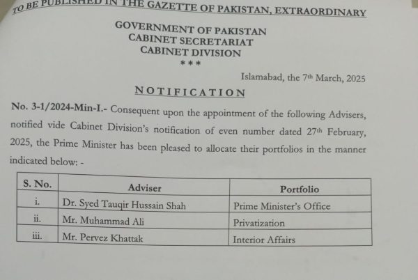 Major reshuffle in federal cabinet: Key ministers assigned new roles