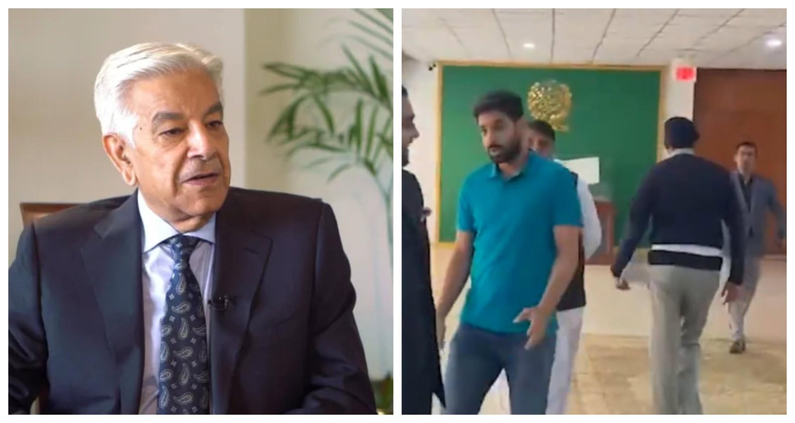 What’s the purpose? Haris Rauf’s meeting with Khawaja Asif at ...