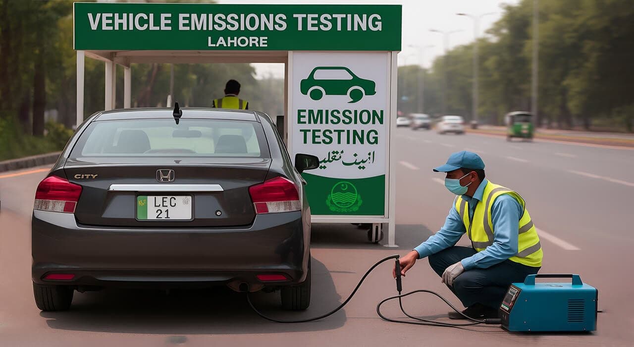 Free vehicle emission testing launched in Lahore to improve air quality