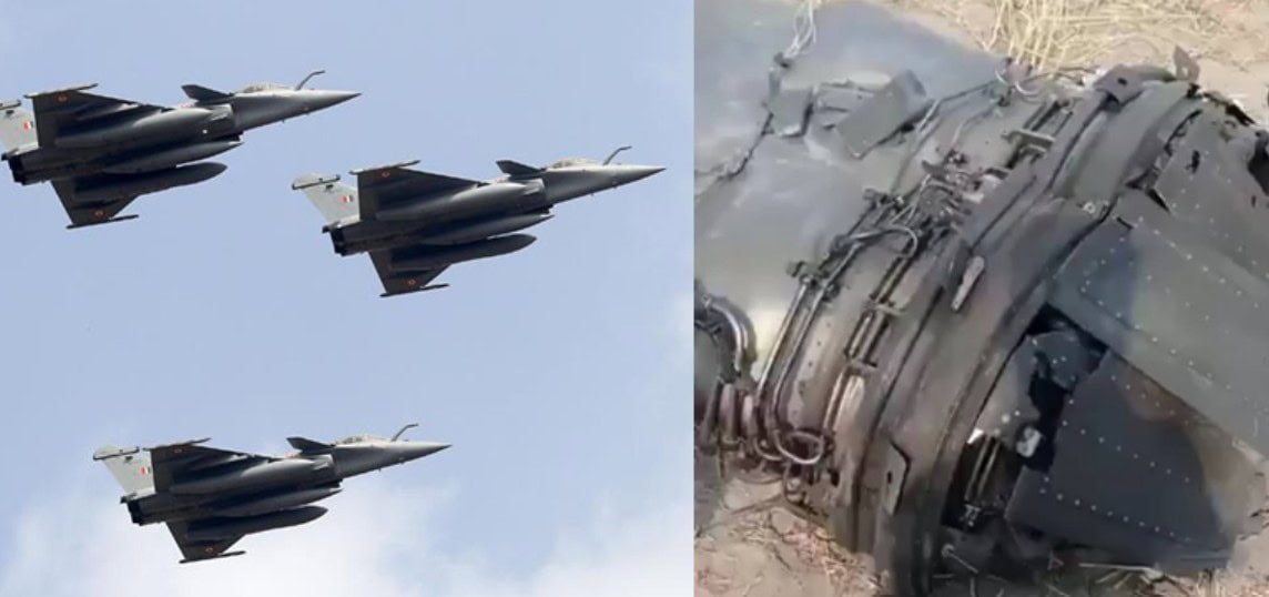 New Viral Video shows Indian Rafale Engine debris in Bathinda, Fact ...
