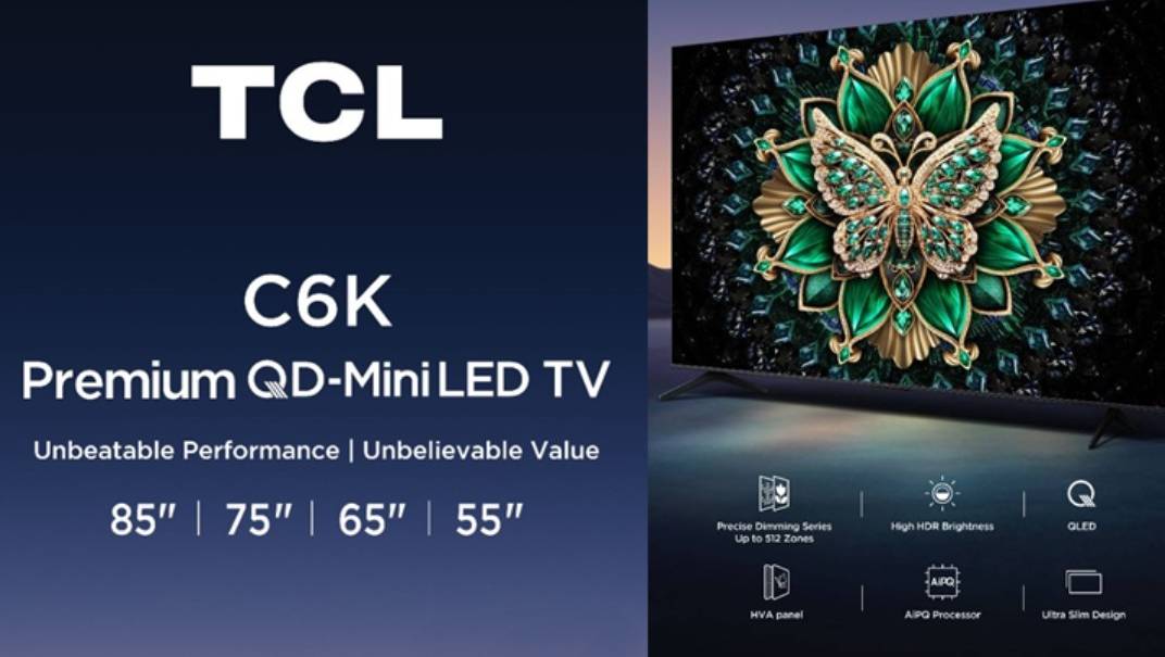 TCL unveils new C6K QD-Mini LED TV Series in Pakistan