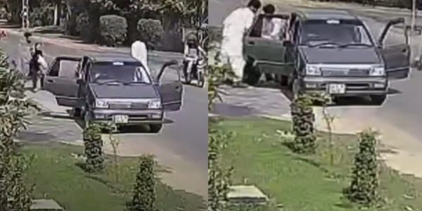 Woman kidnapped in broad daylight in Lahore’s Defence, See CCTV Footage