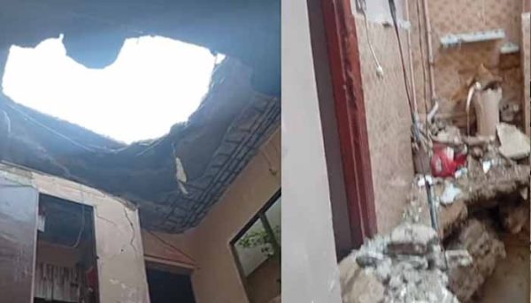Nearly two dozen trapped as roof of residential building collapsed in ...