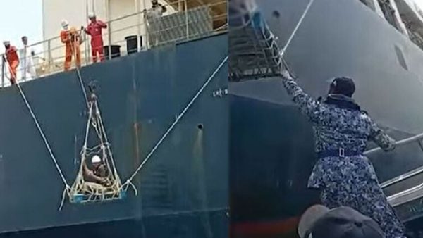 Pakistan Navy rescues injured Indian crew member in successful maritime ...