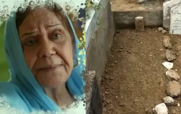 Pakistani senior actress Ayesha Khan laid to rest after body lay ...