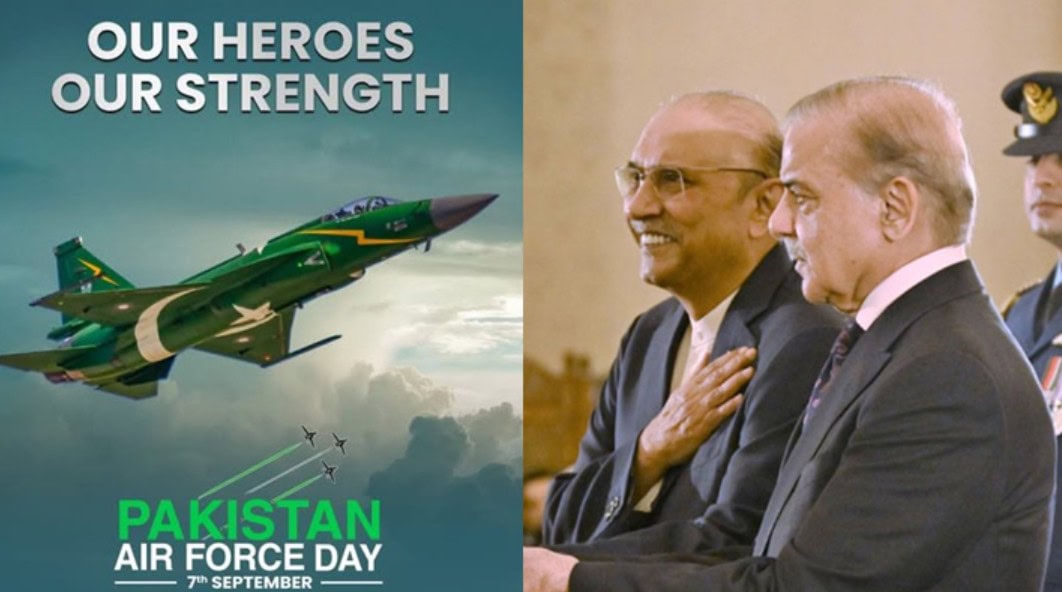 Air Force Day: President, PM pay tribute to Pakistan flying heroes, martyrs