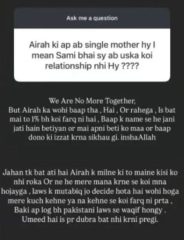 TikToker Sehar Hayat confirms separation from Sami Rasheed - THE ...