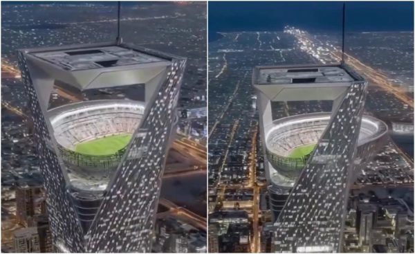 2034 World Cup to feature Saudi Arabia’s 1,150 Feet high 'Sky Football ...