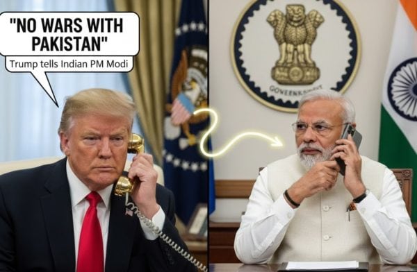 'No Wars with Pakistan,' Trump tells Indian PM Modi over the phone